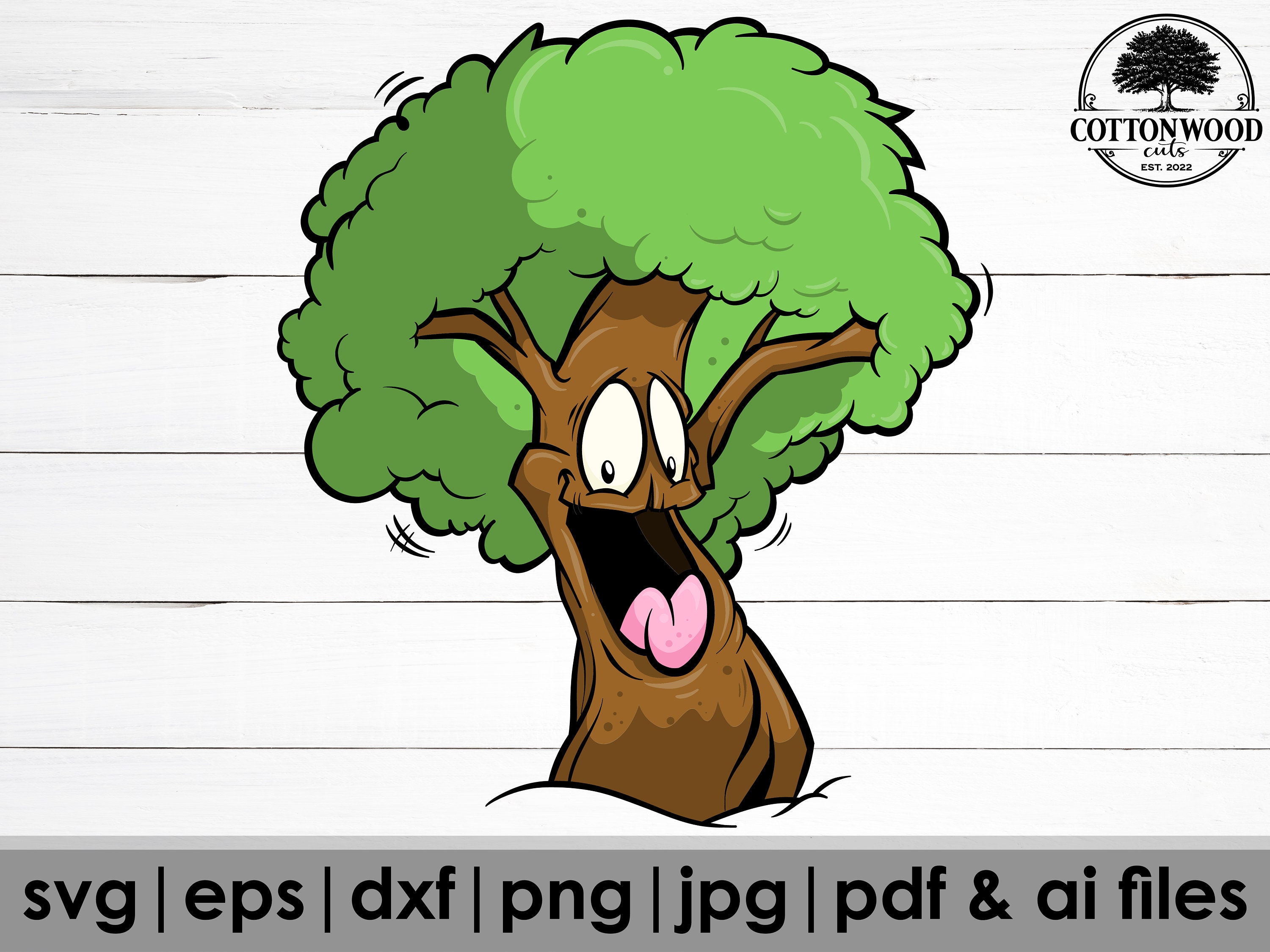 Tree SVG, Cute Tree SVG, Tree Kids Svg, Cartoon Png, Nursery Room Svg ...