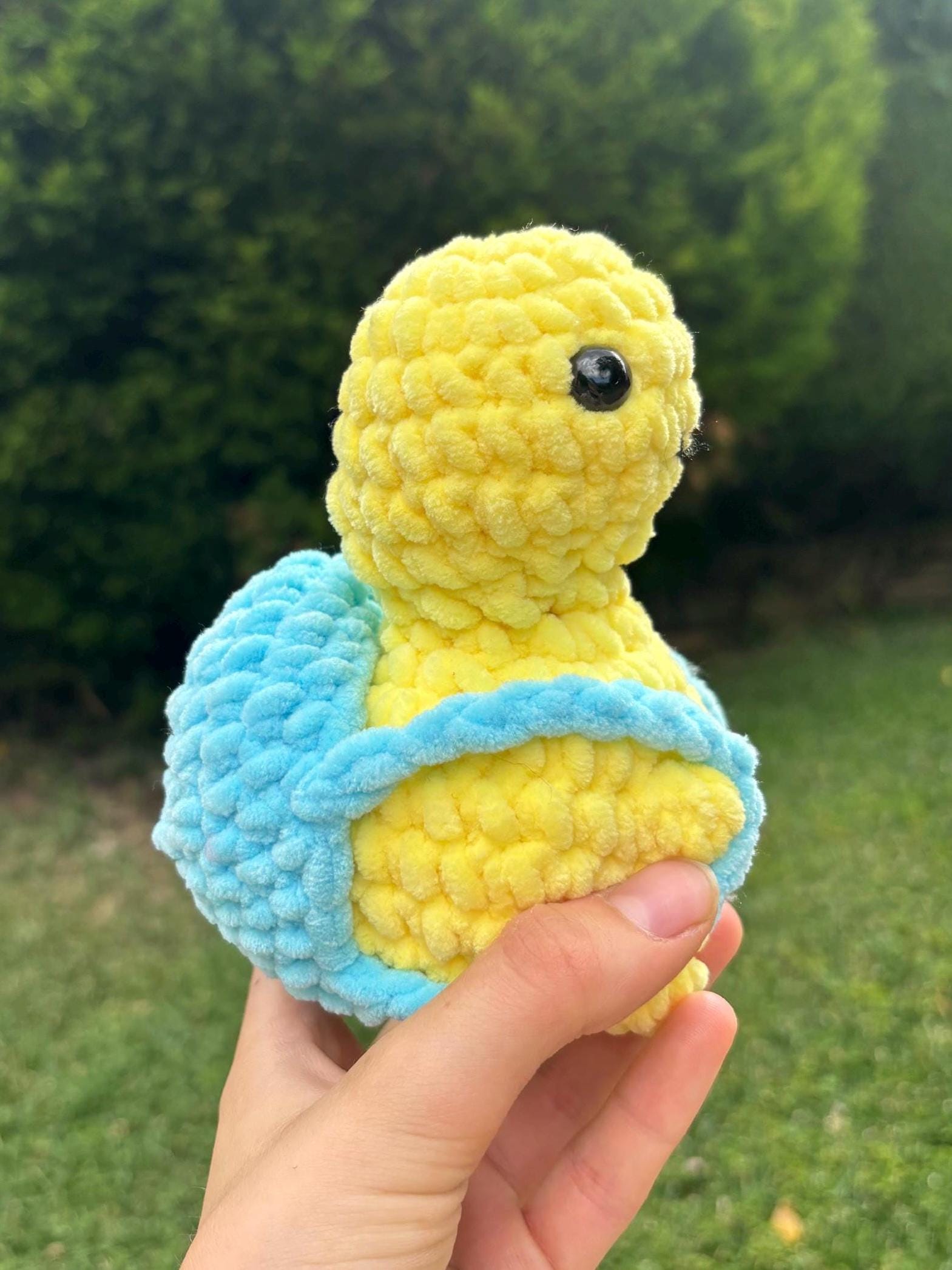 Crochet Cheeky Turtle Plushie - Etsy