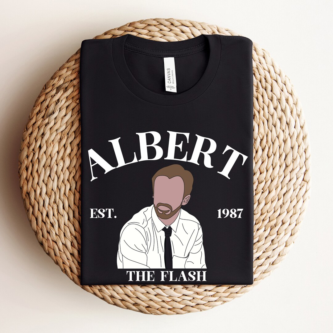 Julian Albert Crew Neck Graphic Tee, Hand Drawn Short Sleeved T-shirt ...