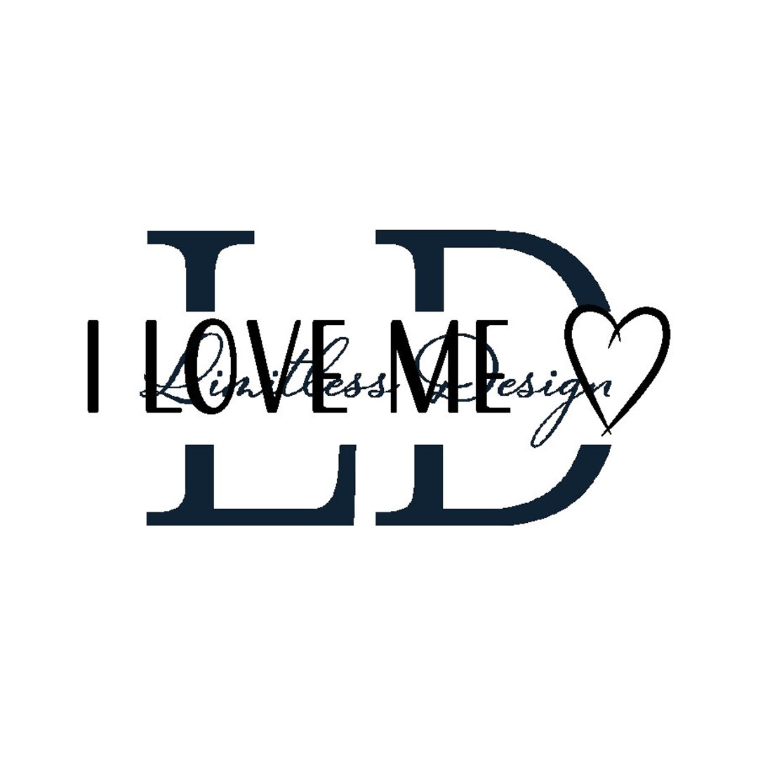 I LOVE ME Png Design, Sublimation, Car Decal, Mirror Decal - Etsy