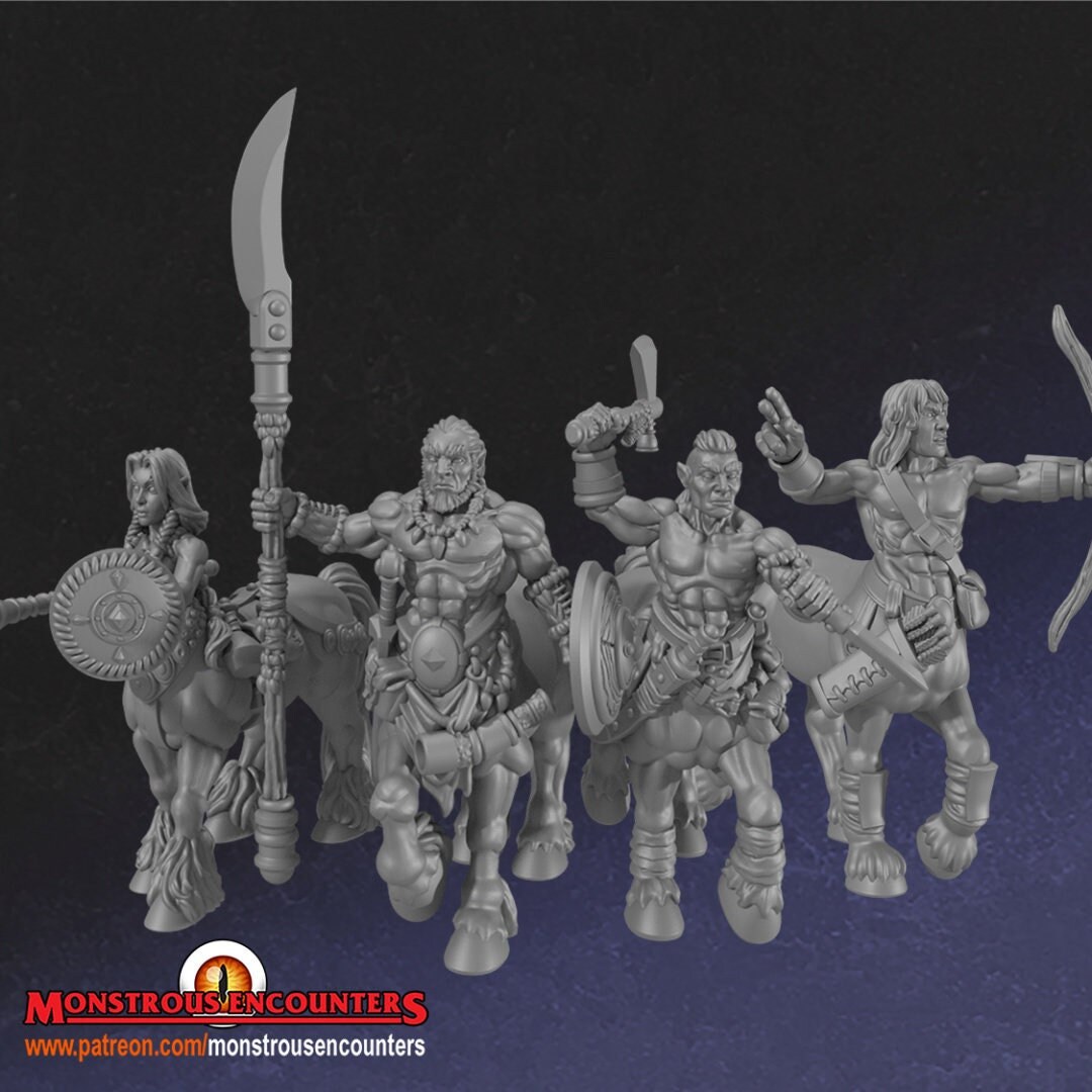 Centaurs for RPG Games | BASES INCLUDED - Etsy