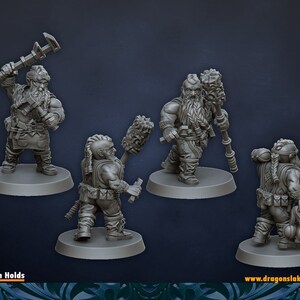 Dragonslake Miniatures Dwarf Organ Gun | BASES INCLUDED - Etsy