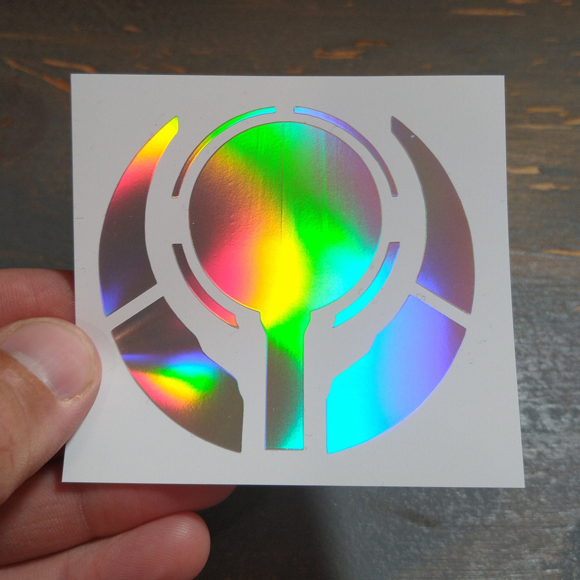 Halo Reclaimer Emblem Vinyl Decal Holographic - Etsy