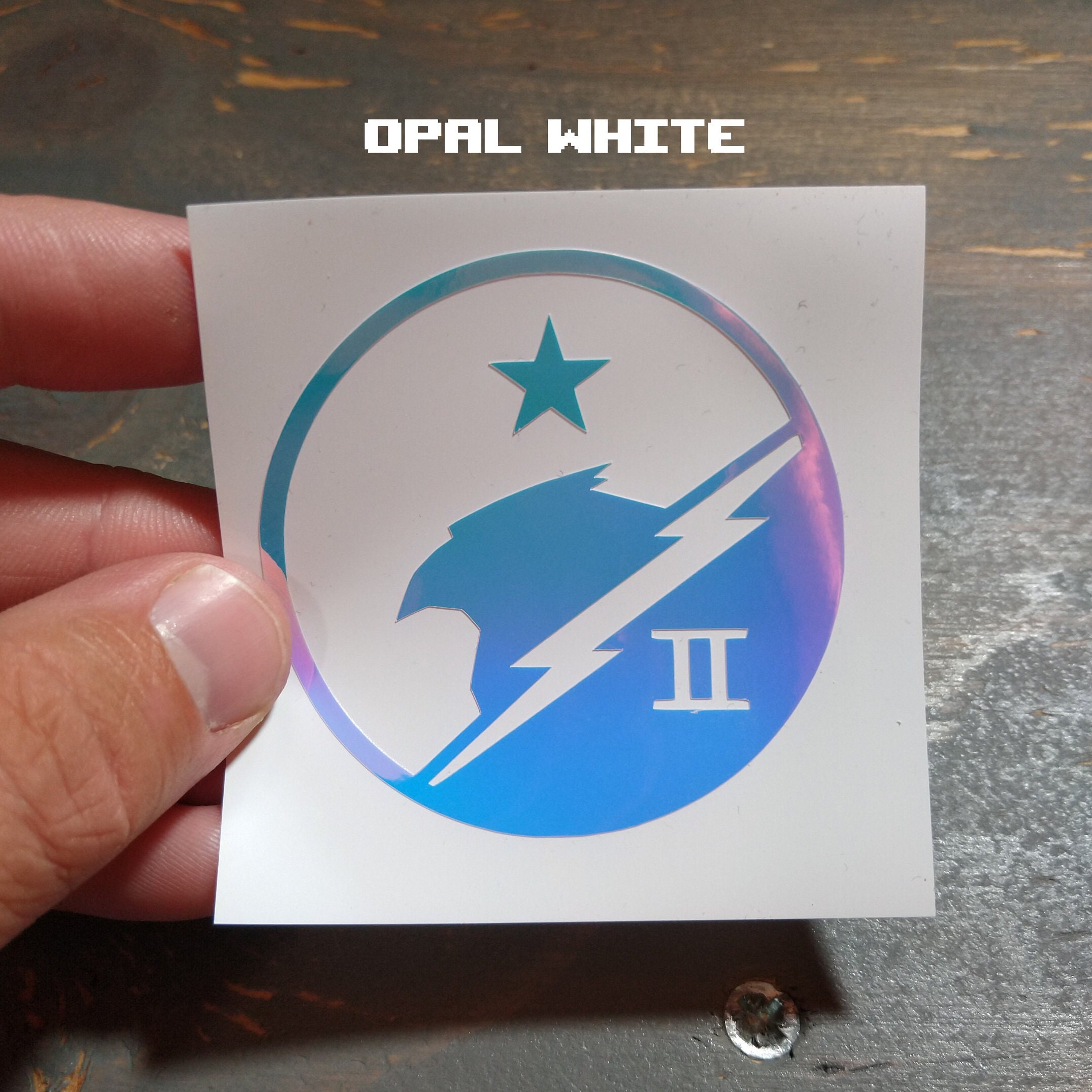 Halo Blue Team Emblem Vinyl Decal Opal - Etsy