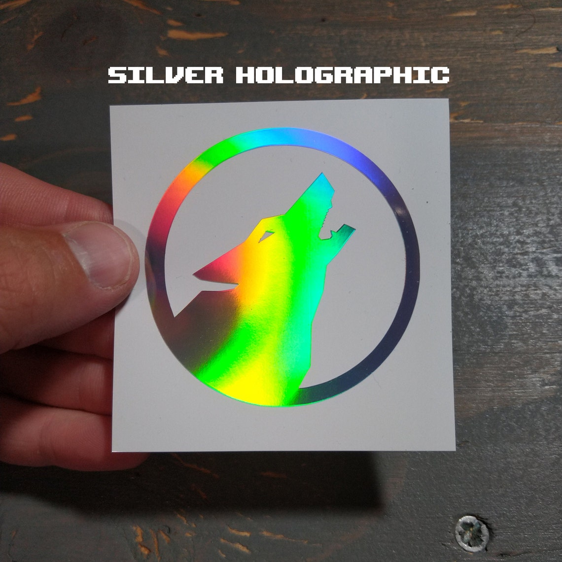 Halo Lone Wolf Emblem Vinyl Decal Holographic - Etsy