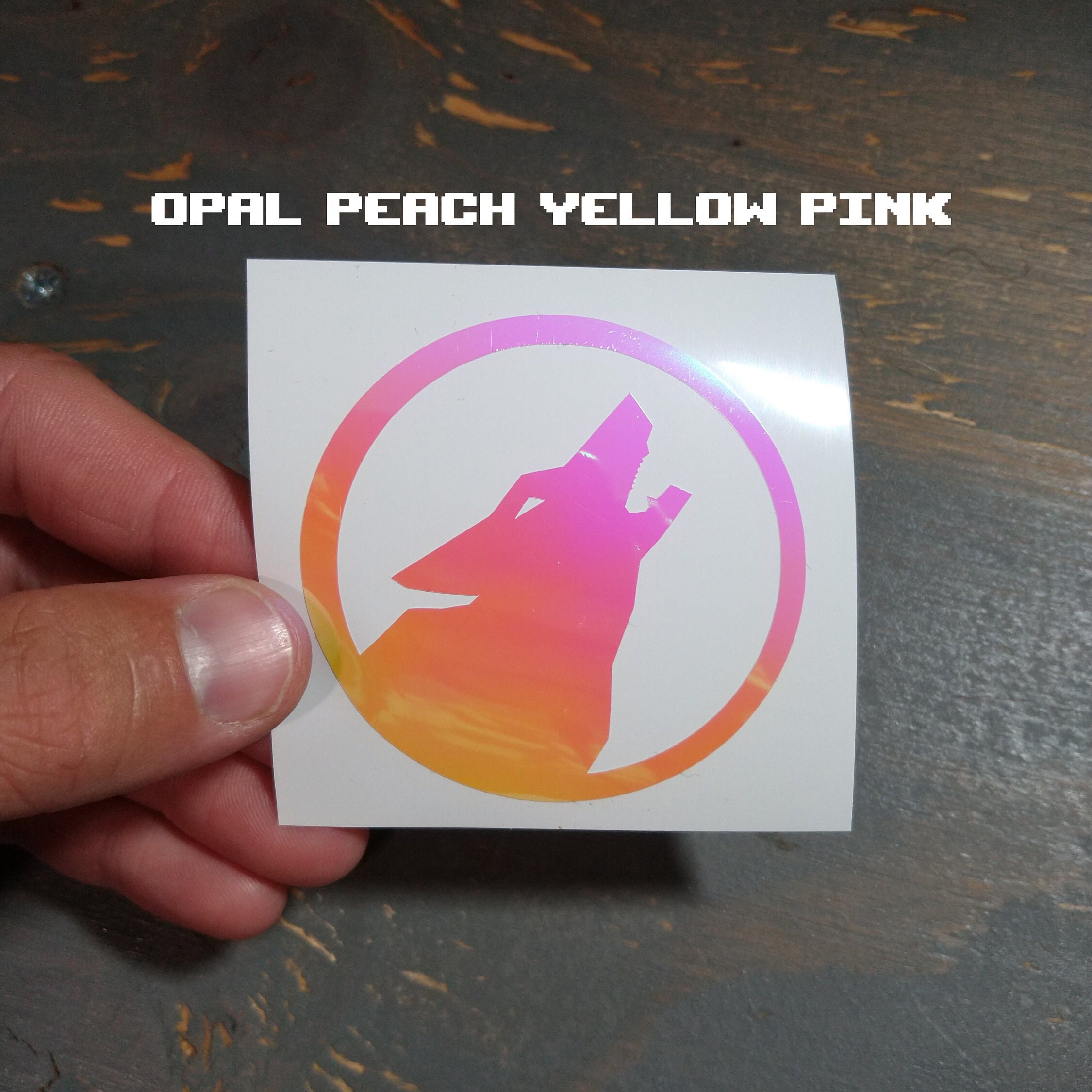 Halo Lone Wolf Emblem Vinyl Decal Opal - Etsy