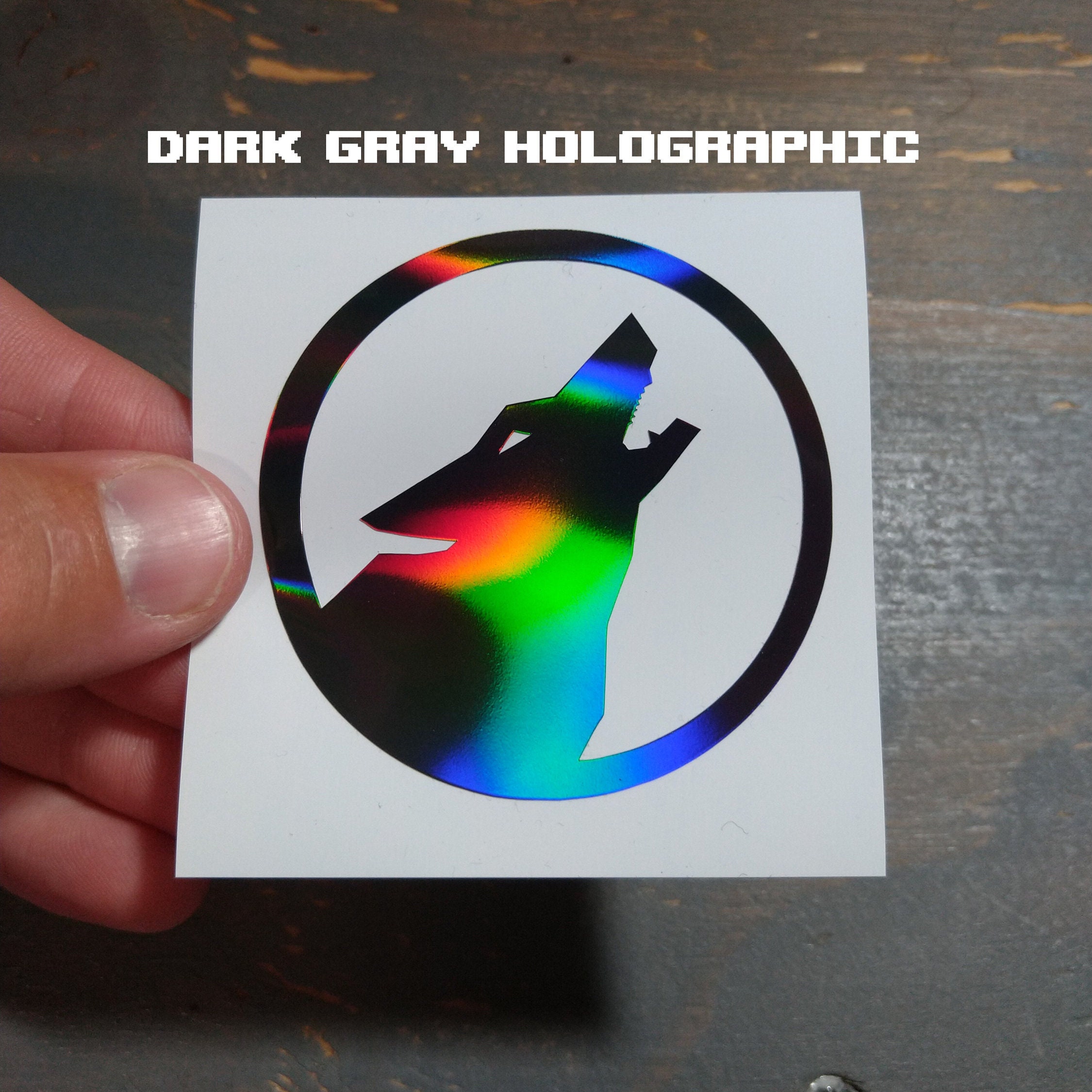 Halo Lone Wolf Emblem Vinyl Decal Holographic - Etsy
