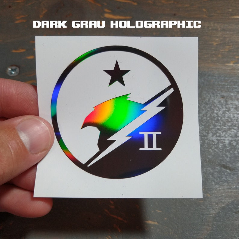 Halo Blue Team Emblem Vinyl Decal ( Holographic ) - Etsy