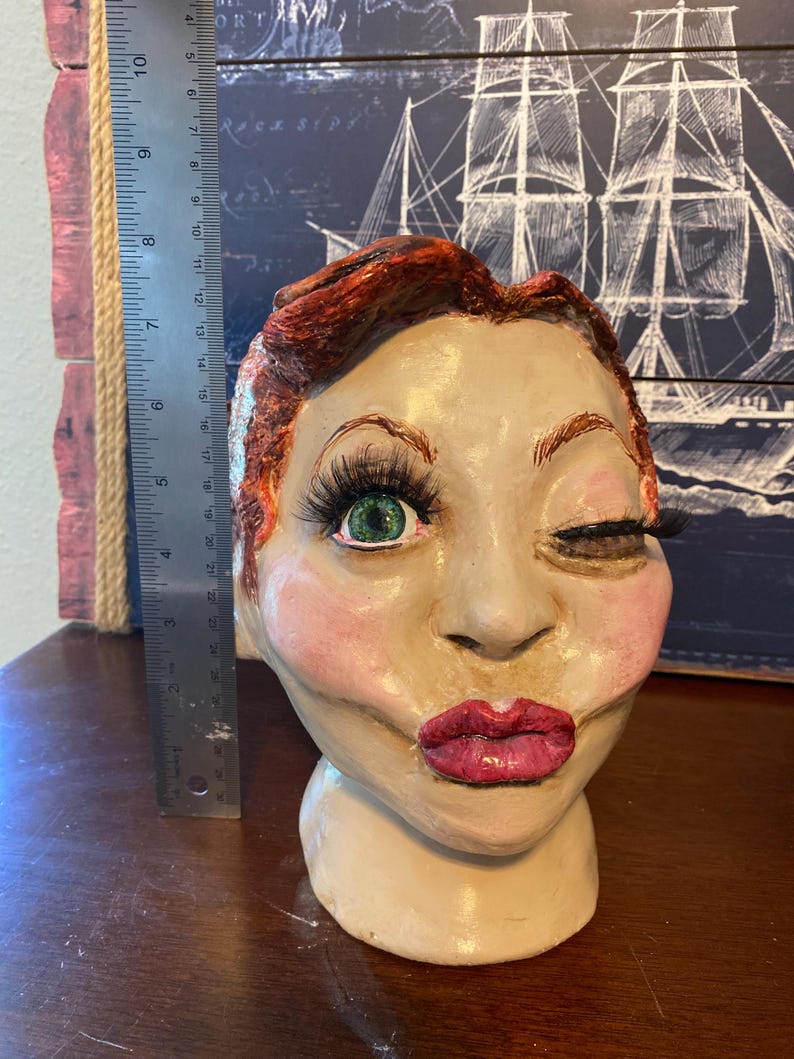 Lucille Face Flower Pothead Planters - Etsy