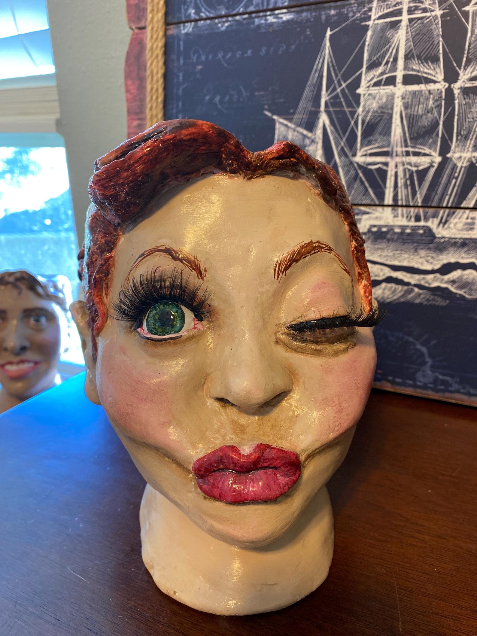 Lucille Face Flower Pothead Planters - Etsy