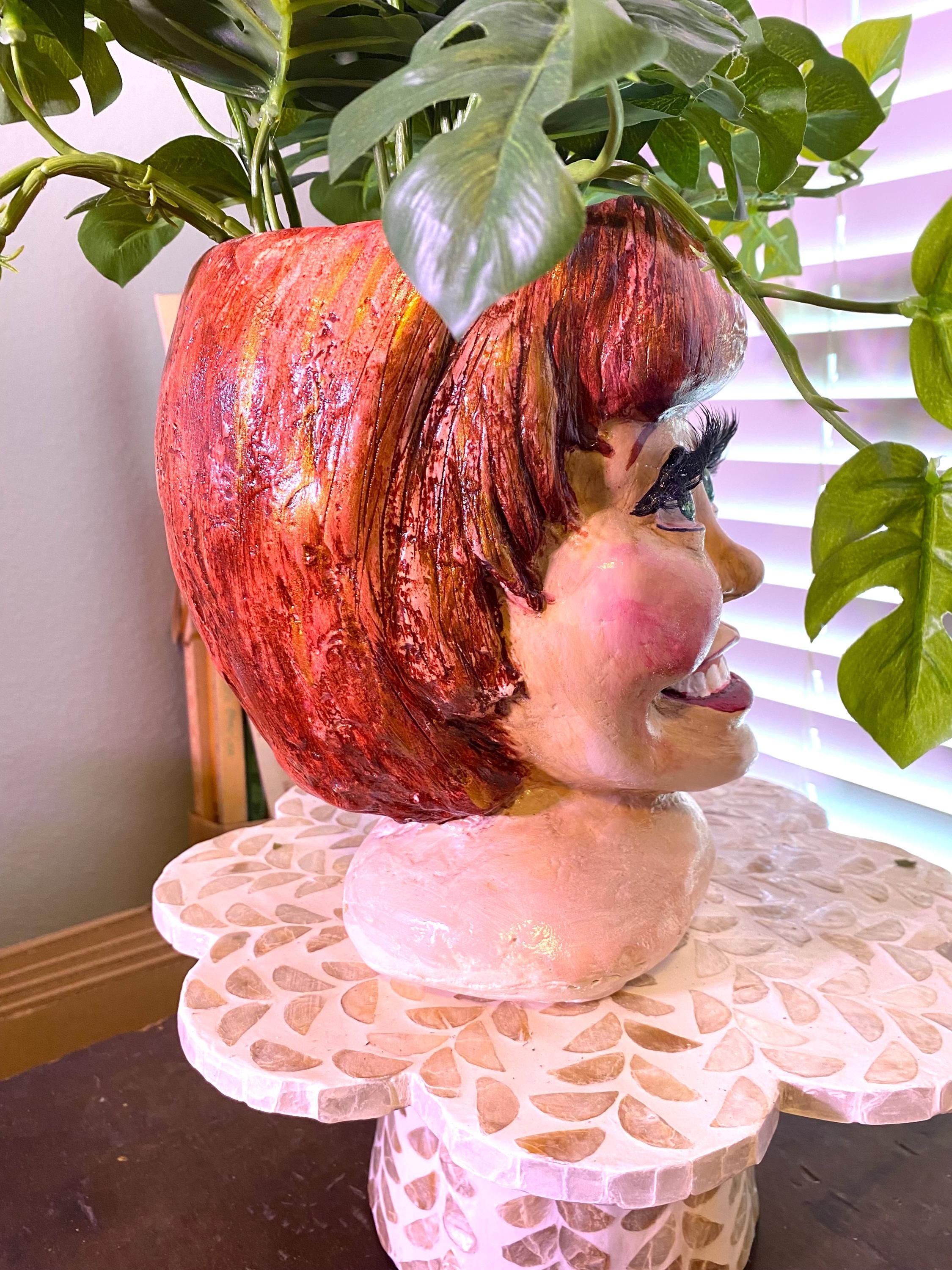 Face Flower Pothead Planters Lucy 2.0 - Etsy