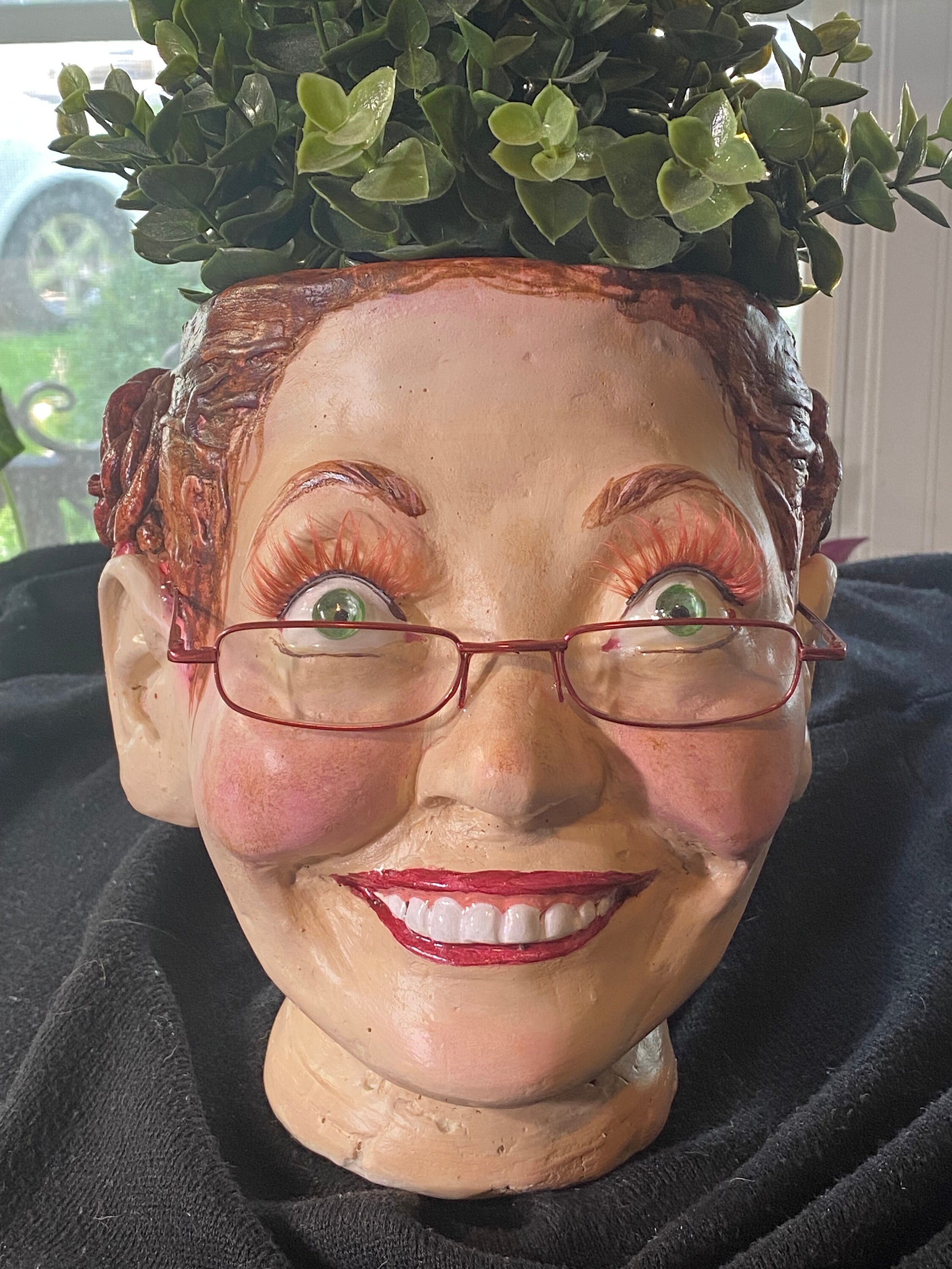 Lucy” Face Flower Pothead Planters - Etsy