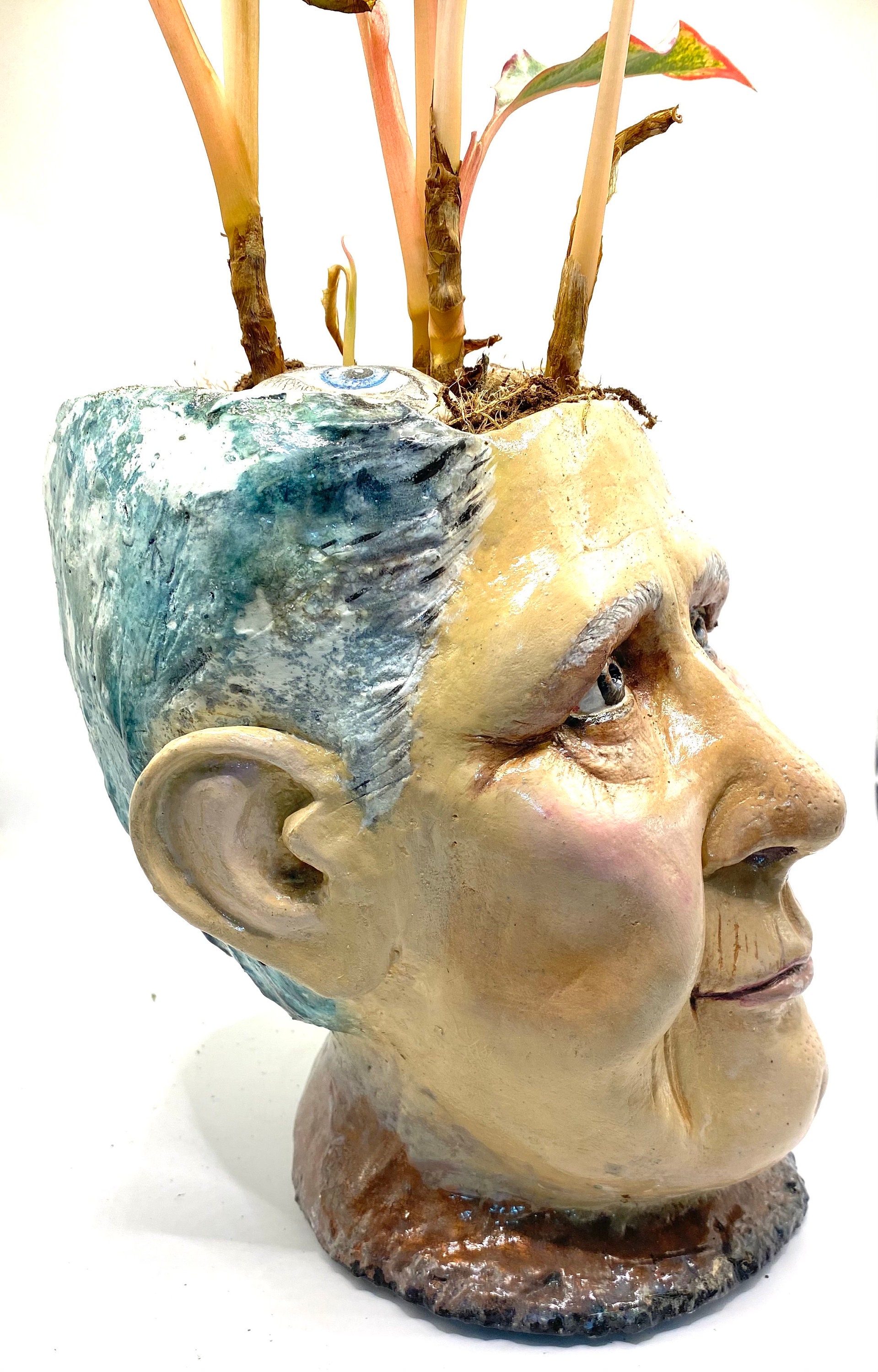 Large Face Flower Planter …potheads - Etsy