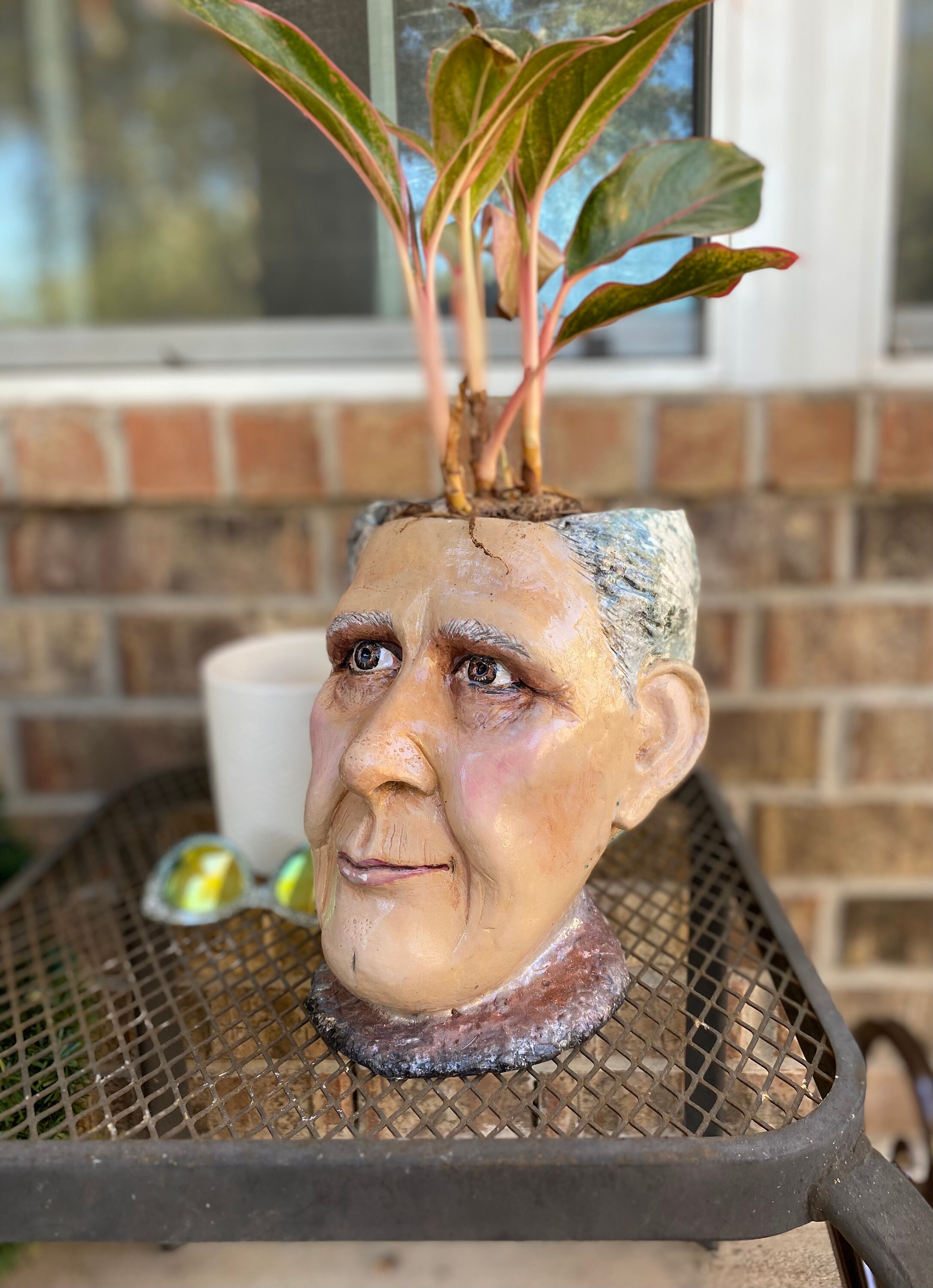 Large Face Flower Planter …potheads - Etsy