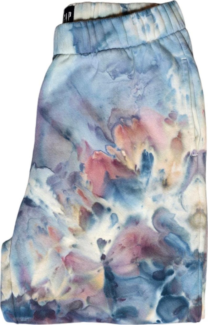 Blue/pink/purple Tie Dye Ice Dye GAP Brand Sweats Joggers Women's Size ...