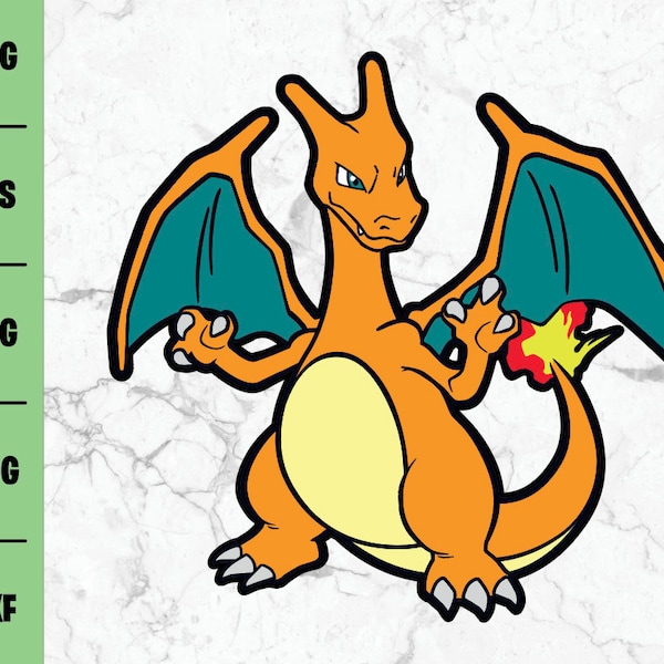 Charizard Svg Decal - Etsy