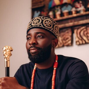 Aso Oke Cap, Yoruba Fila Hat, Wedding Cap, Traditional Fila Cap ...