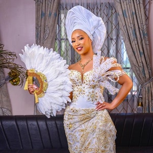 Feathe Bridal Fans / African Feather Fans,bridal Fan - Etsy