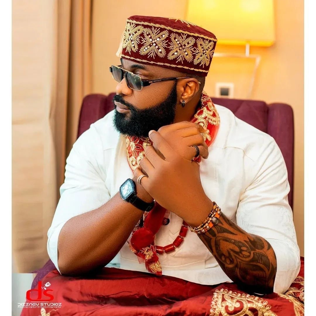 Velvet Cap, Hausa Cap,isi Agu Hat Igbo Hat, Fulani Hat, African Mens ...