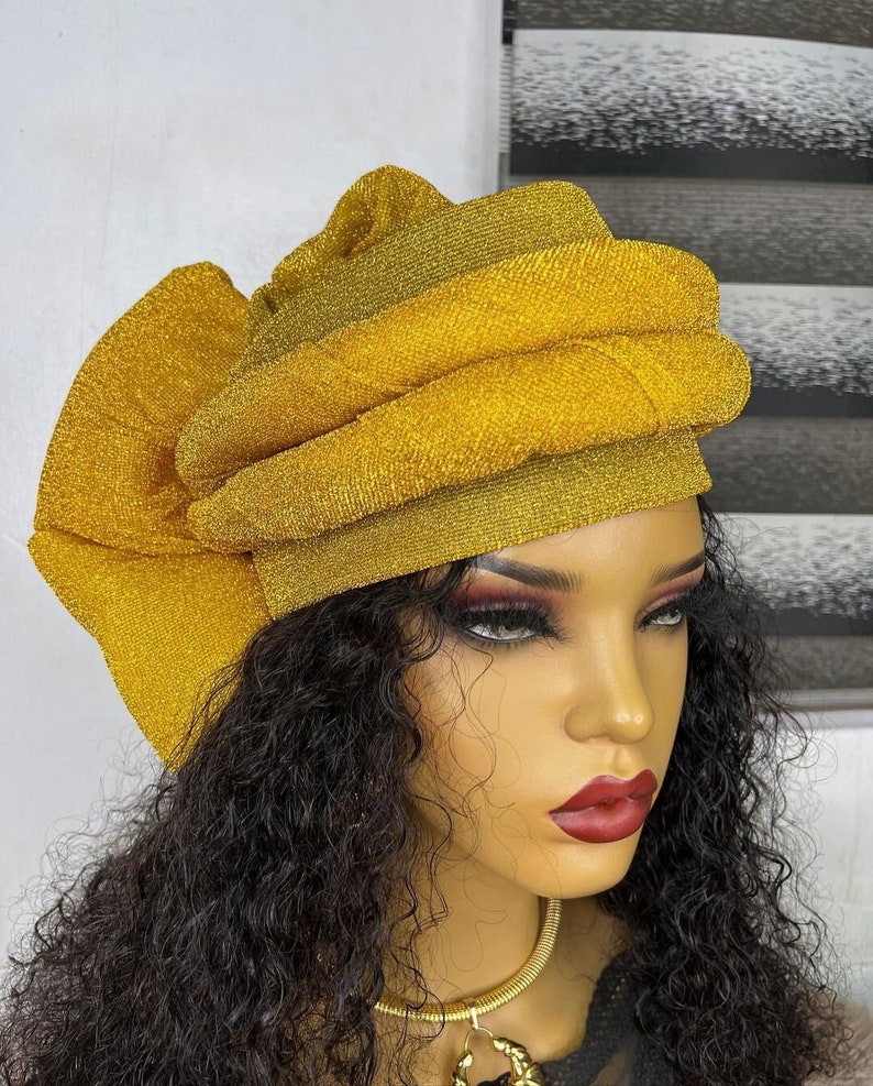 Autogele Ready to Wear Gele African Hat Traditional Wedding - Etsy
