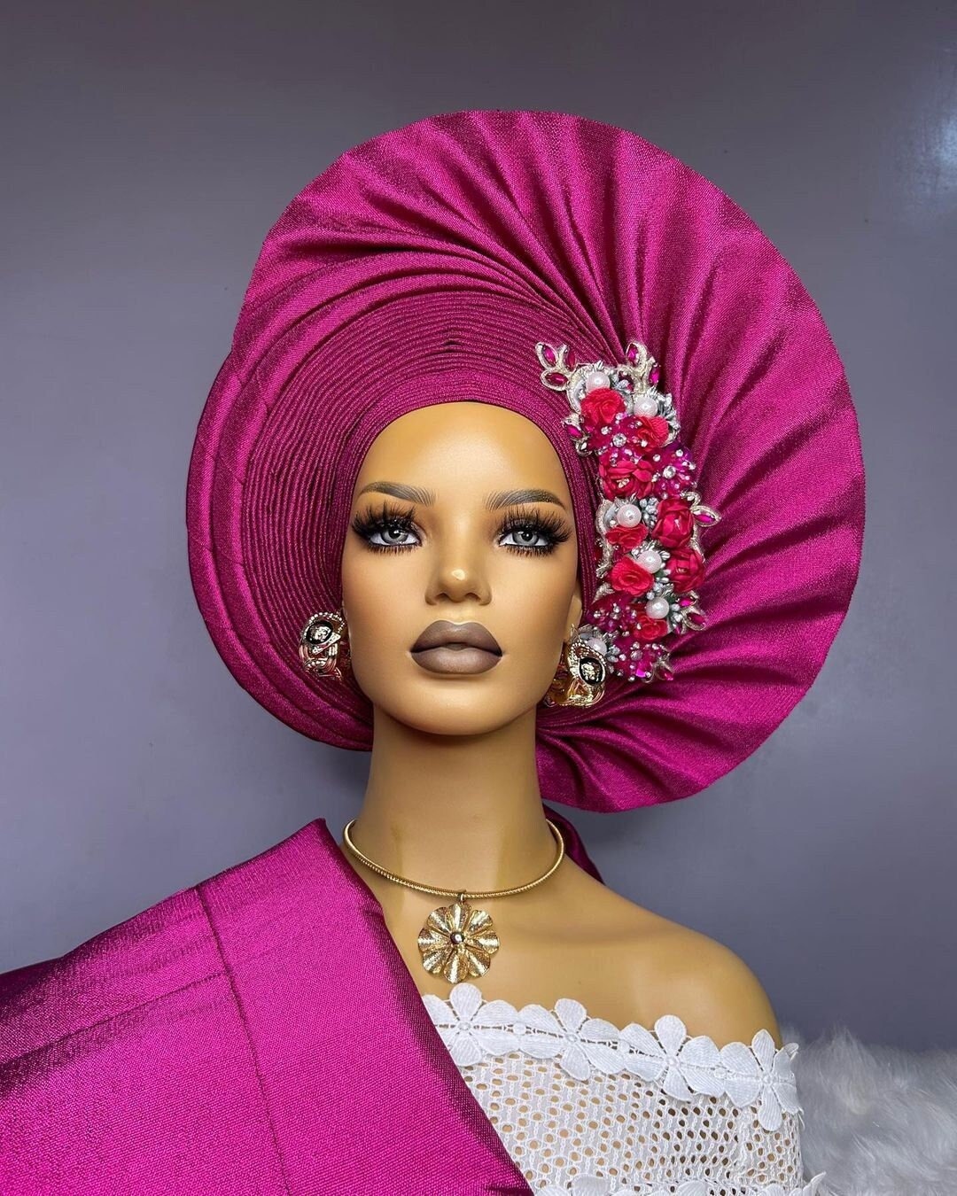 Autogele,auto Gele,gele Ready to Wear,auto Gele Ready to Wear,african ...