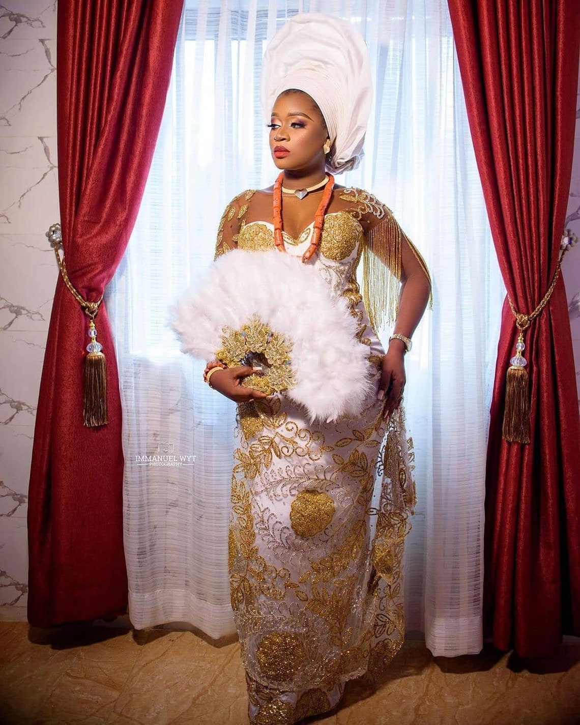 Feather Hand Fan/ African Feather Fan/ Bridal Handfan/ Feather - Etsy