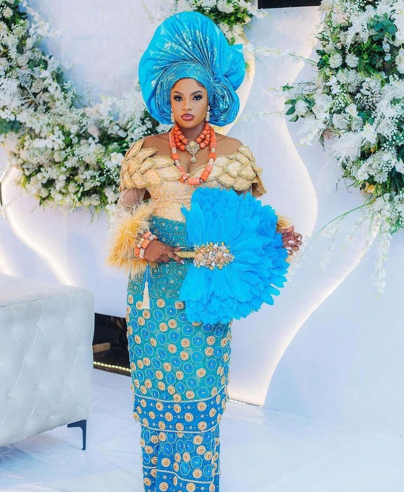 Feathe Bridal Fans / African Feather Fansbridal Fan - Etsy