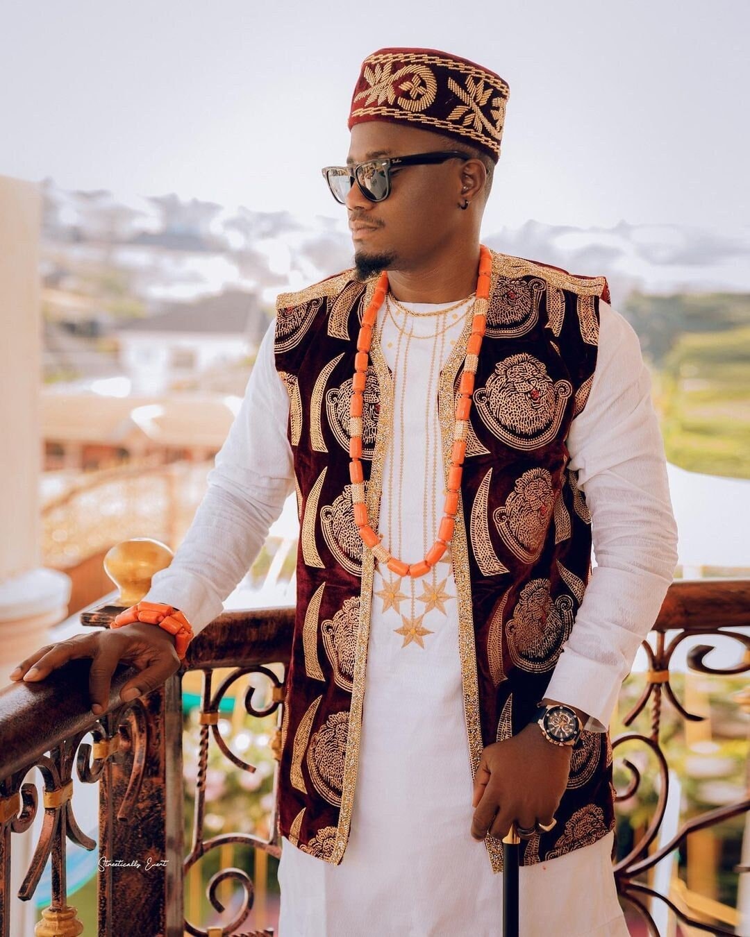 Aso Oke Cap, Yoruba Fila Hat, Wedding Cap, Traditional Fila Cap ...
