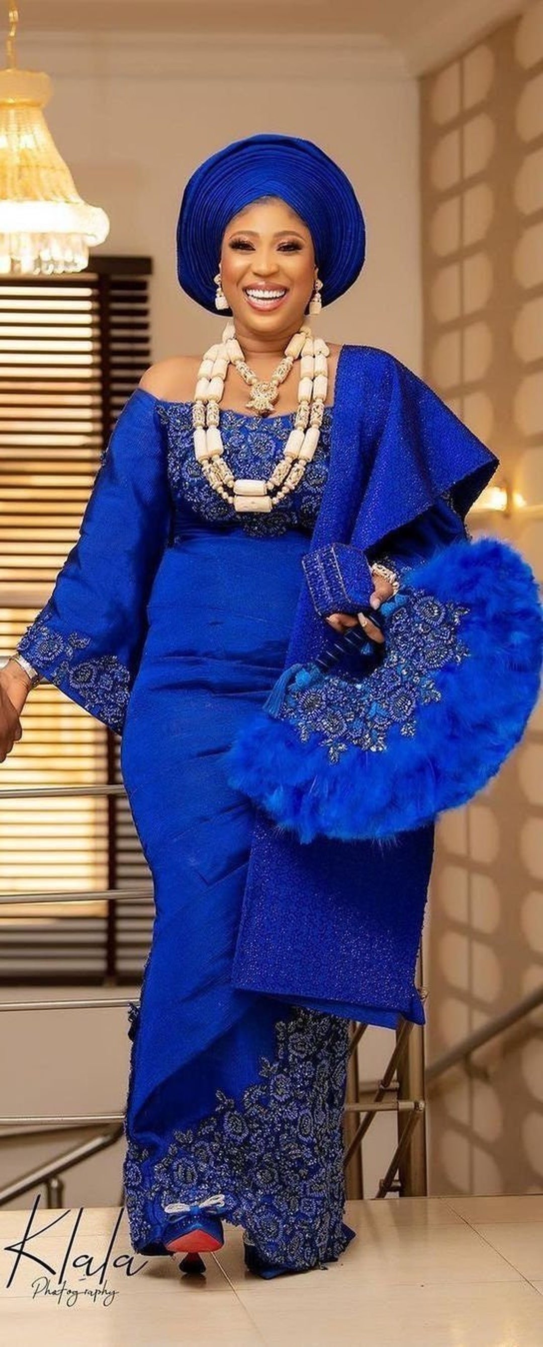 Feathe Bridal Fans / African Feather Fansbridal Fannigerian - Etsy