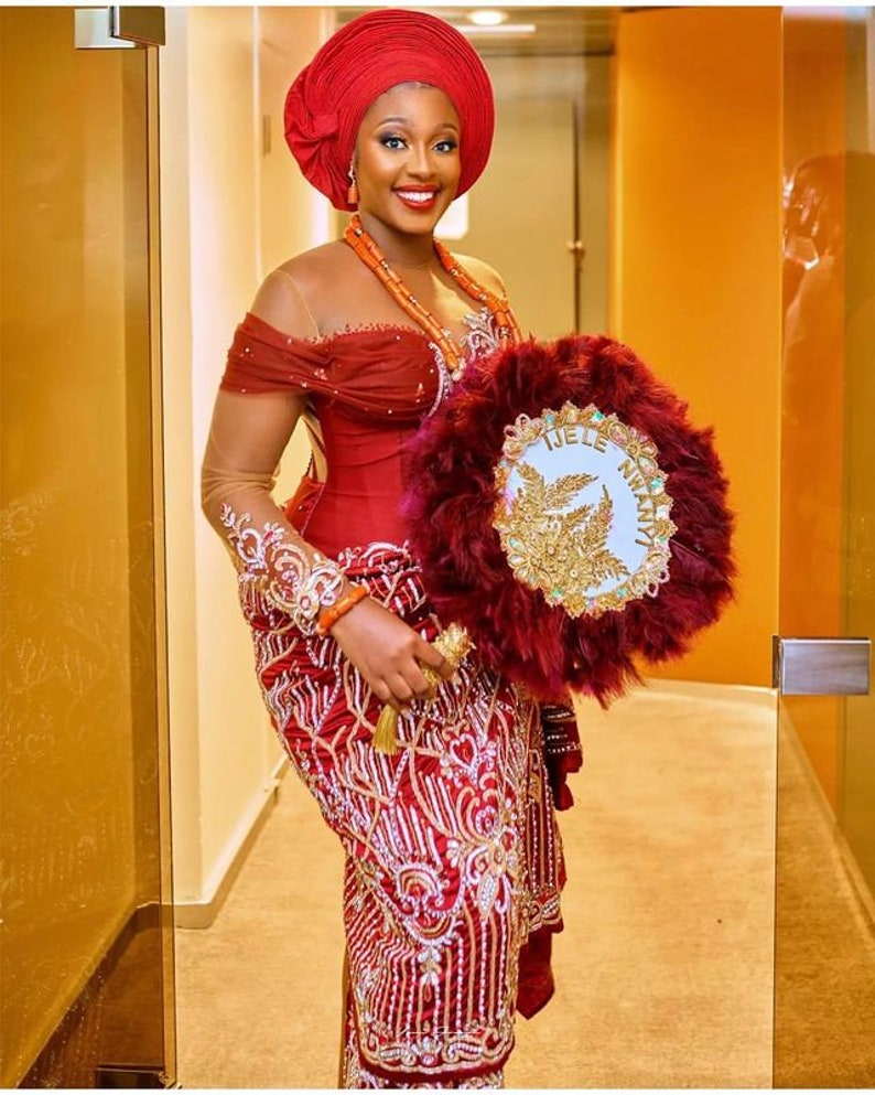 Feathe Bridal Fans / African Feather Fansbridal Fan - Etsy