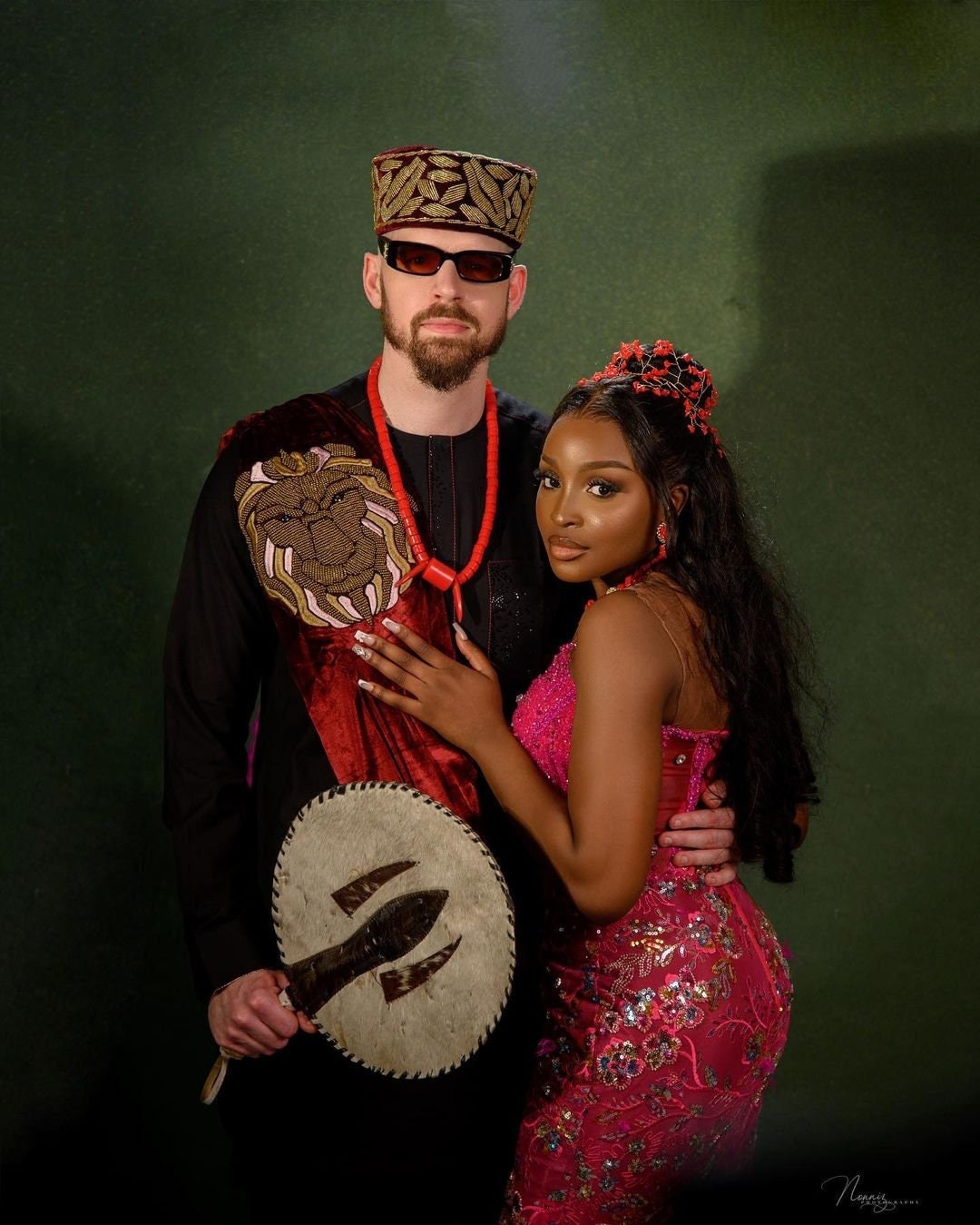 African Chieftaincy Wedding Hat. Igbo Ozo Cap, African Men's Wedding ...