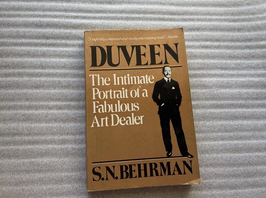 Vintage Biography Book, Duveen by S. N. Behrman, Intimate Portrait of ...