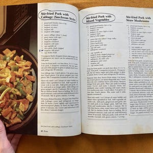 Vintage Cook Book 1981, Betty Crocker’s Chinese Cookbook Leeann Chin ...
