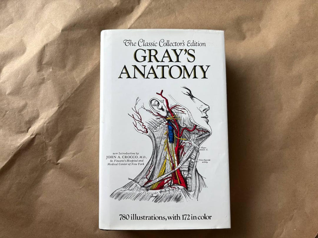 Vintage Gray's Anatomy, Medical Textbook, Anatomy of the Human Body by ...