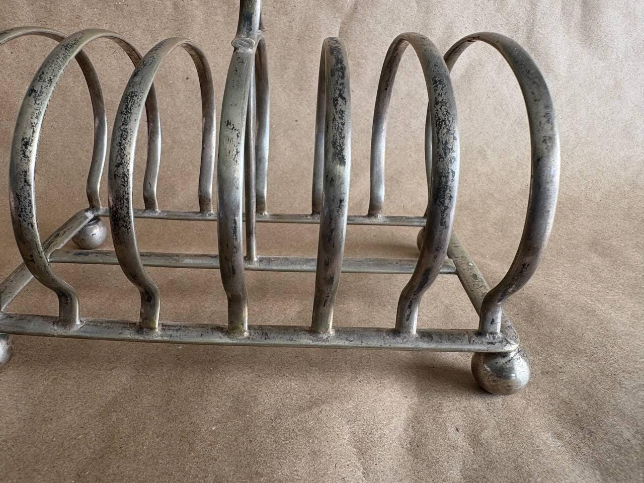Antique Silver Plate Art Deco English Toast Rack, Vintage Silverware - Etsy