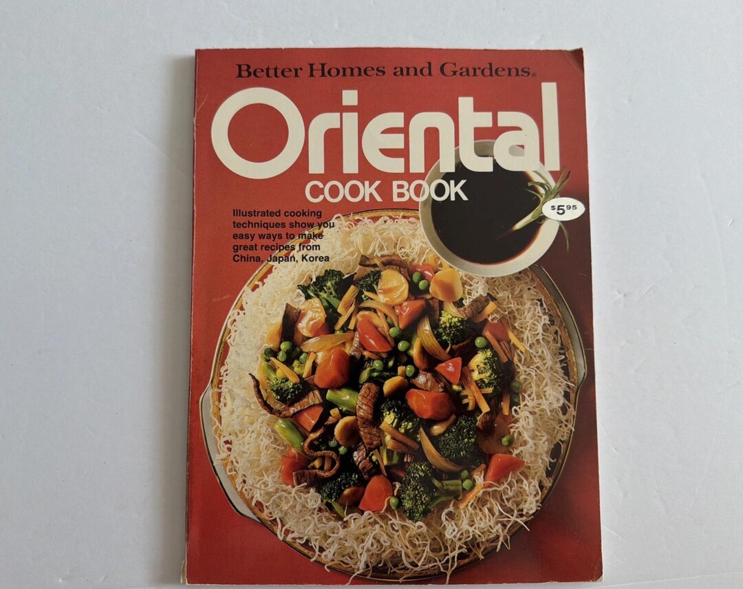 Vintage 70s Cookbook, Oriental Cook Book, Better Homes and Gardens ...
