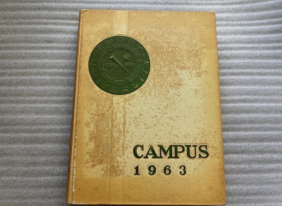 1963 Emory University Yearbook With Graduation Exercises and Newspaper ...