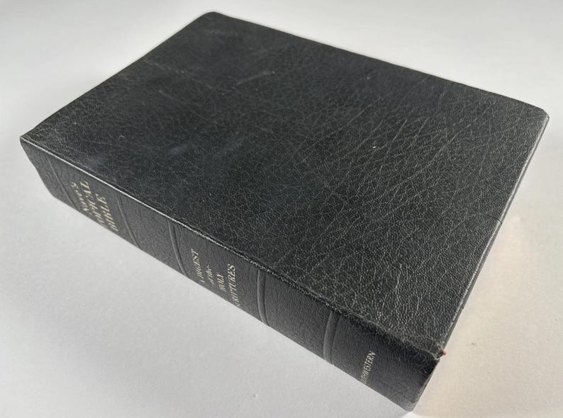 Vintage 1962 Nave's Topical Bible Hardcover Leather-like, Retro Bible ...