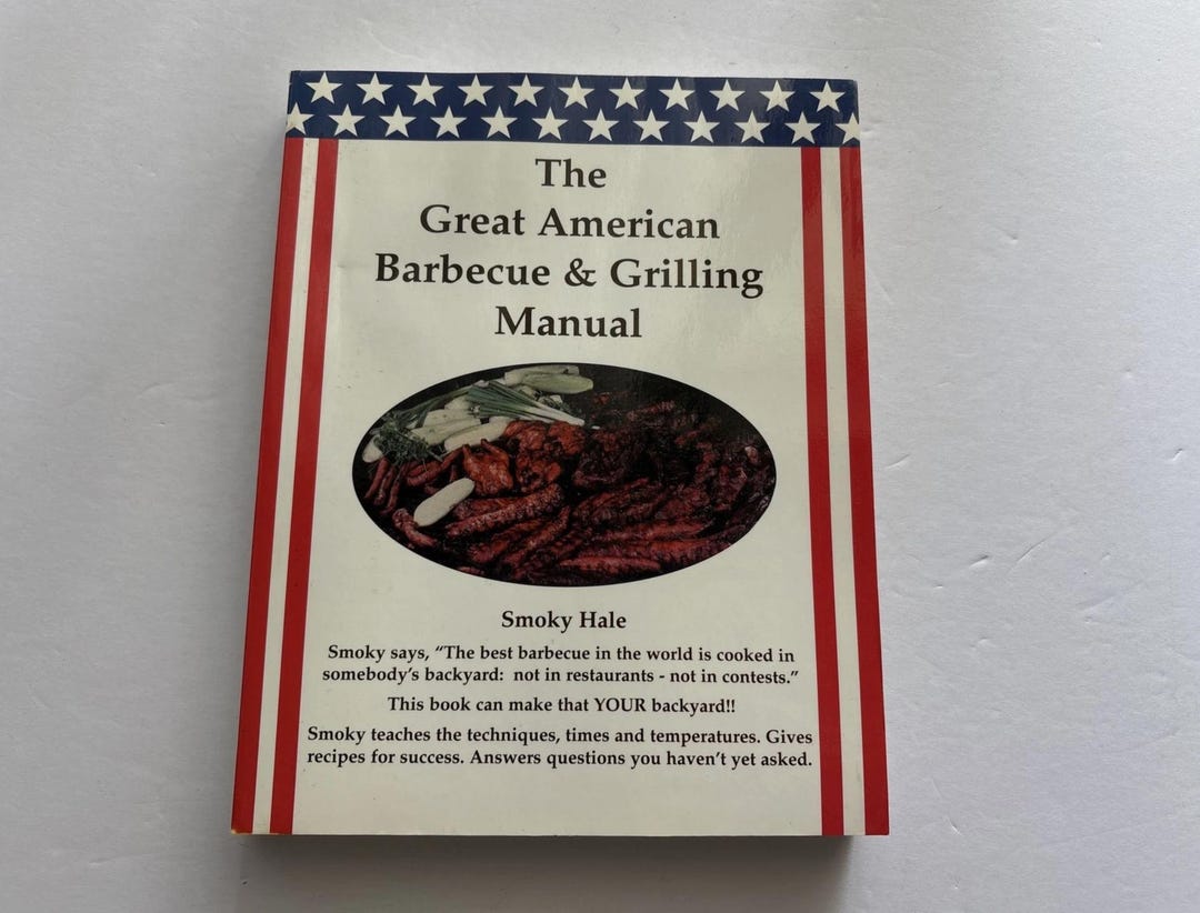 Vintage Cookbook 80s, Great American Barbecue & Grilling Manual, Retro ...