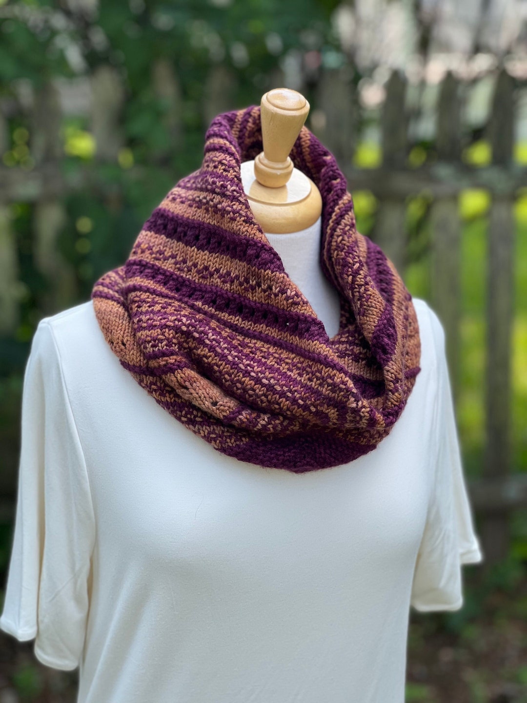 Knitting Pattern 700 Fence Posts Cowl (dk/light Worsted) - Etsy