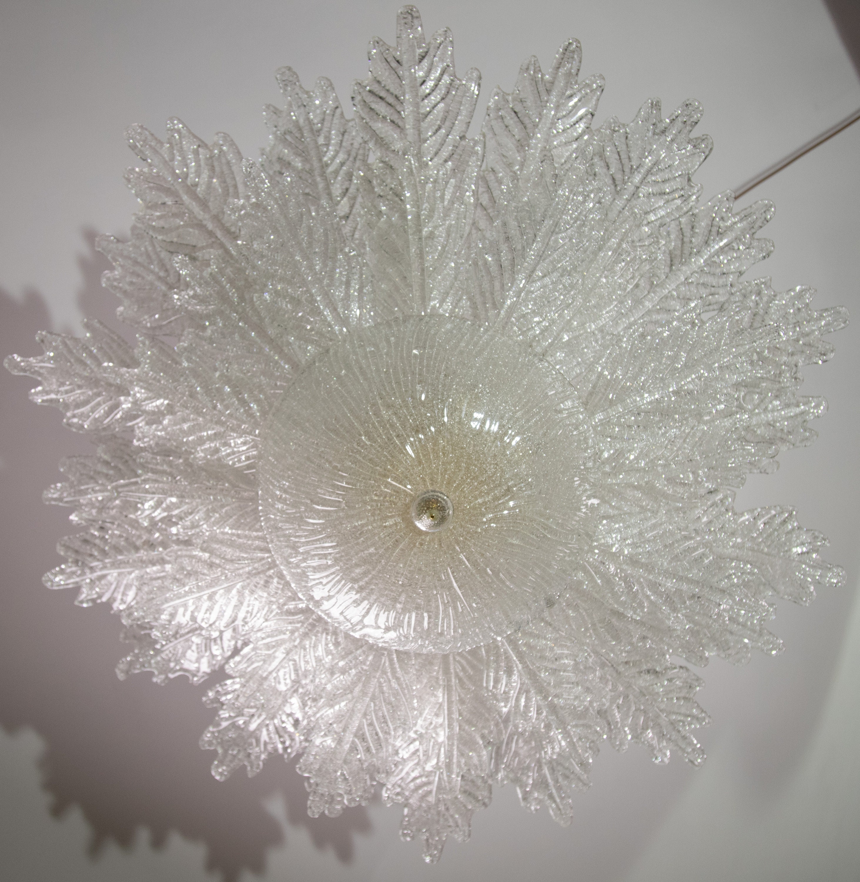 Queen Elizabeth, Extra Large Big Size Vintage Murano Transparent Glass ...