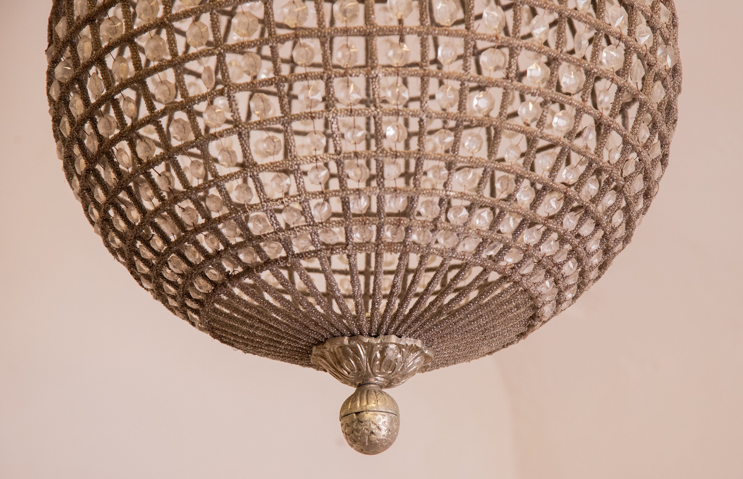 Vintage French Sphere Chandelier Emperor Style, 1970s - Etsy