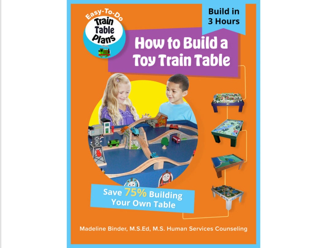 DIY Train Table Plans: Activity Table for Kids (digital Download) - Etsy