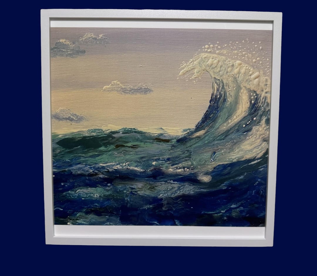 The Great Wave Art Print . Nautical Wall Art . Ocean Wave Print ...