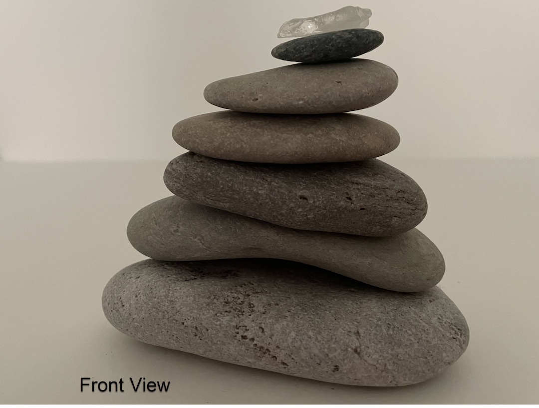 Cairn Sculpture, Rock Cairn Stack, Stacking Stones, Lake Michigan Cairn ...