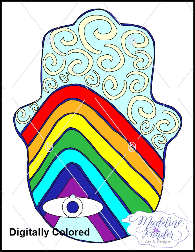 20 Modern Hamsa Hand Coloring Pages. Spiritual Hamsa Designs . Hamsa ...