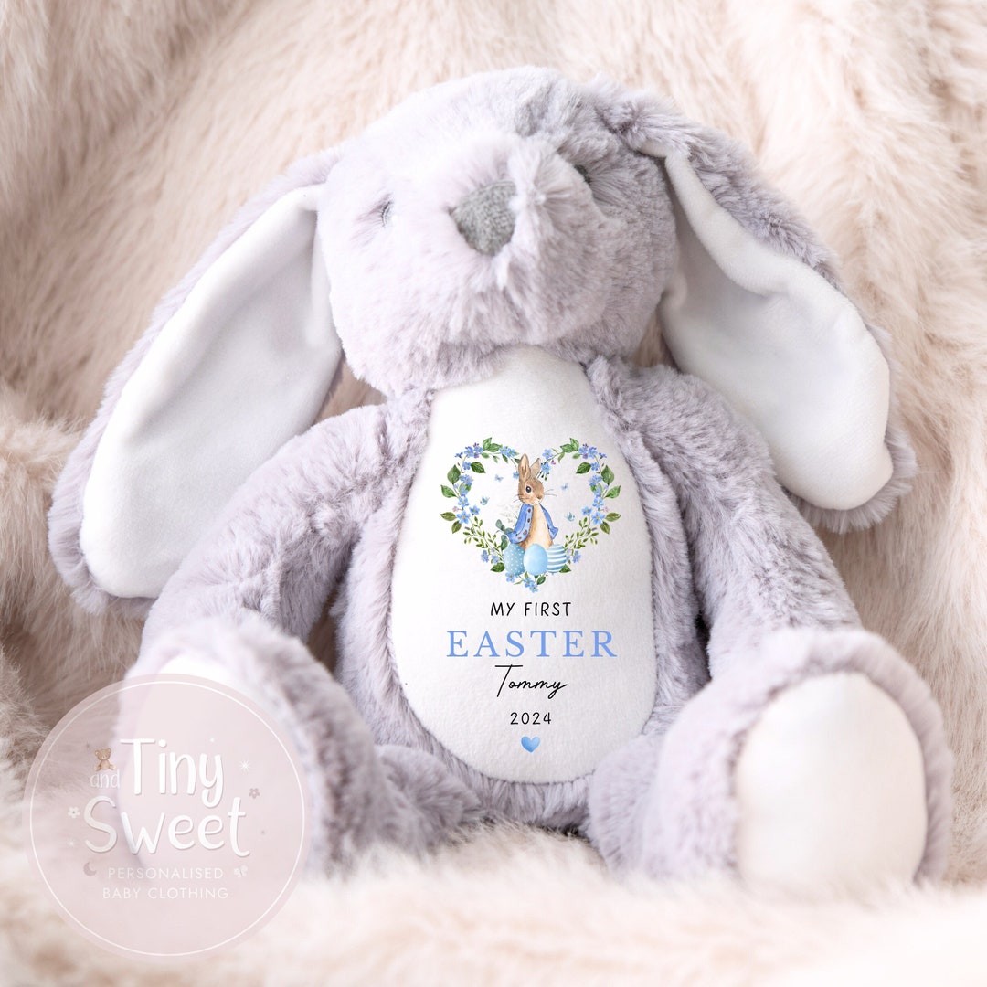 My First Easter Gift, 1st Easter Gift, Easter Bunny Toy, Personalised ...