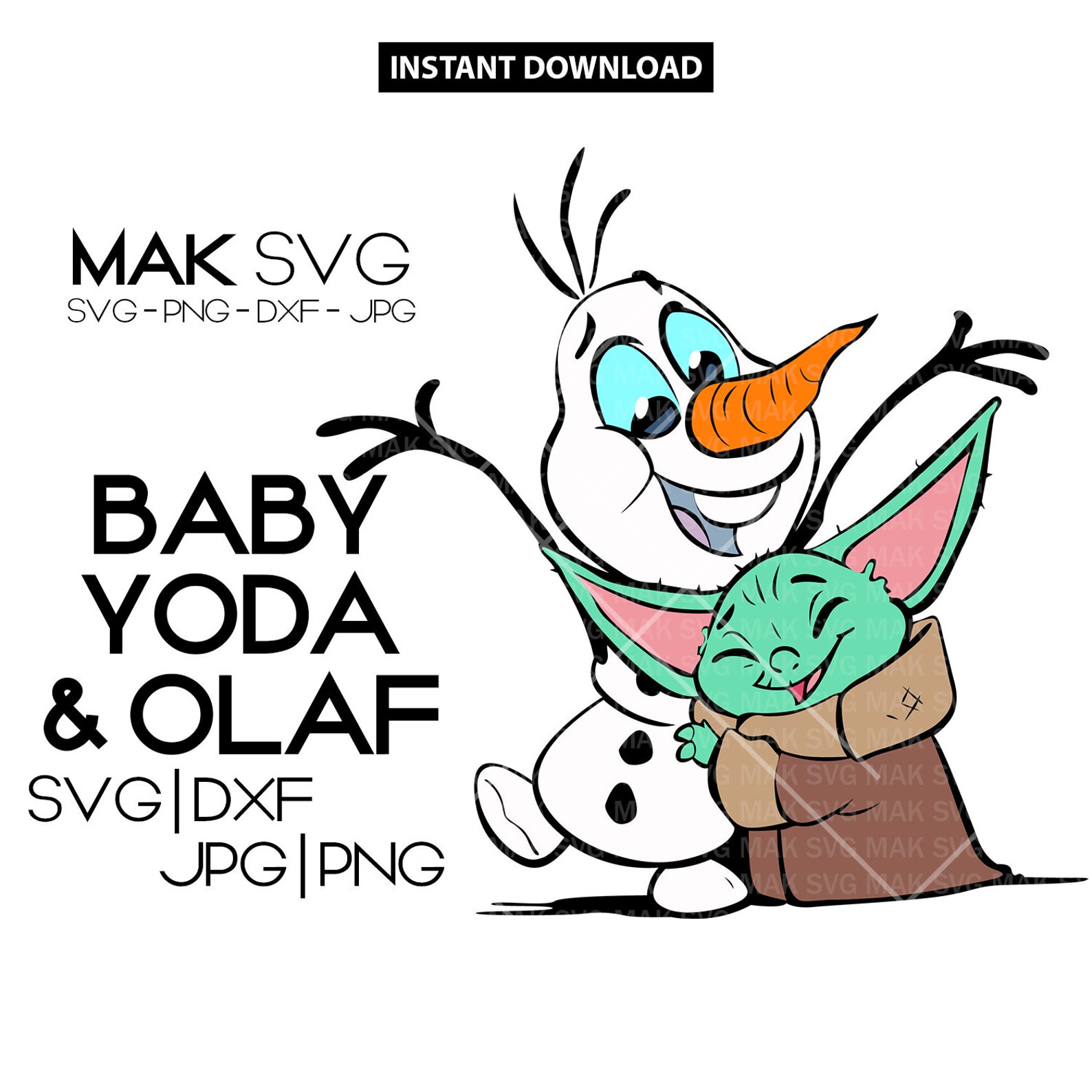 Olaf Svg, Frozen Svg, Baby Yoda Svg, Olaf Svg, Olaf Svg Layered ...