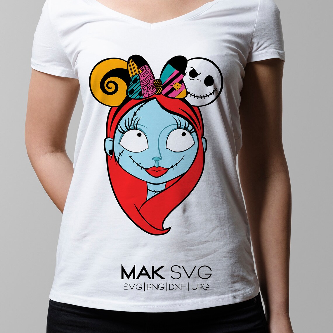 Sally Head Svg, Sally Cut File, the Nightmare Before Christmas Svg, the ...