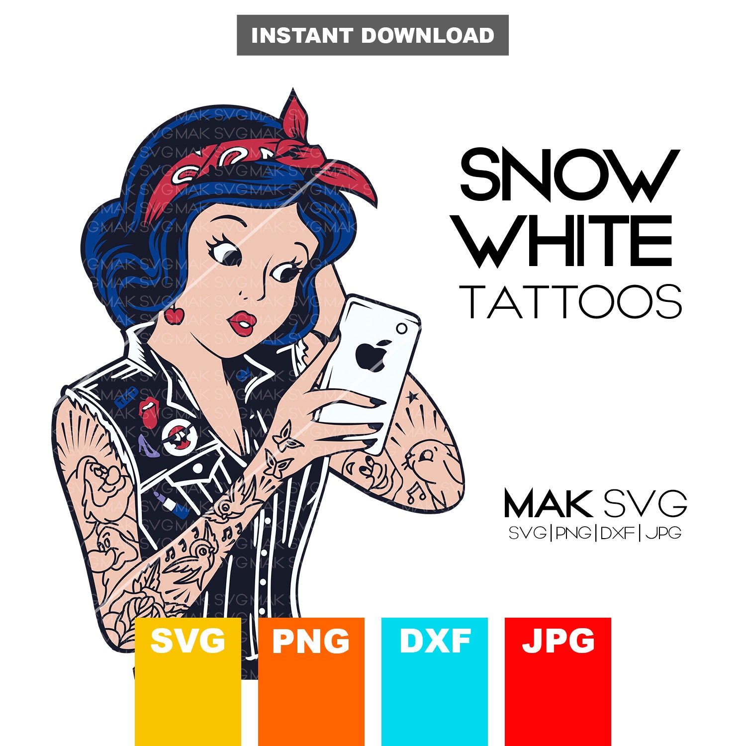Punk Disney Snow White Zombie